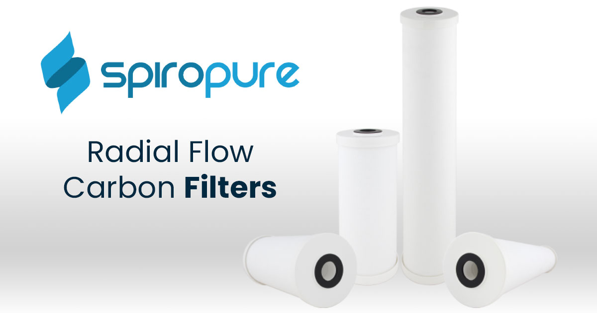 Radial Flow Carbon Filter Cartridges | SpiroPure Filters