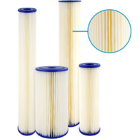 Non-Woven Pleated Cellulose Sediment Filters | SpiroPure